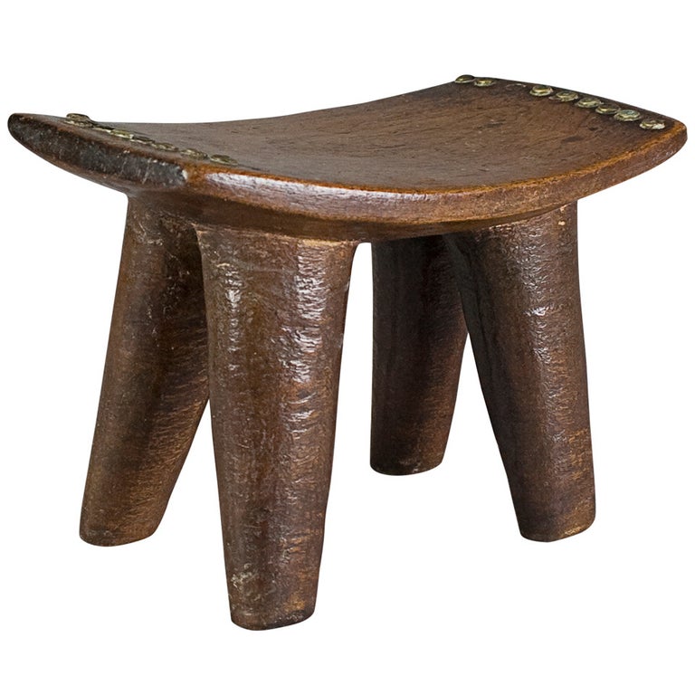 Carved African Stool, Sudan at 1stDibs