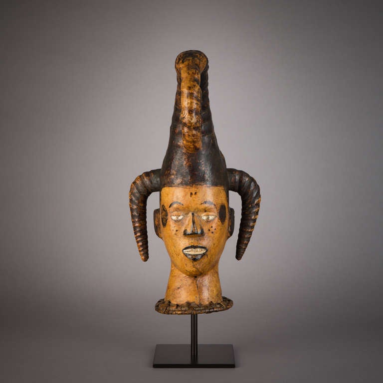 Rare Ekoi Mask from Nigeria at 1stDibs