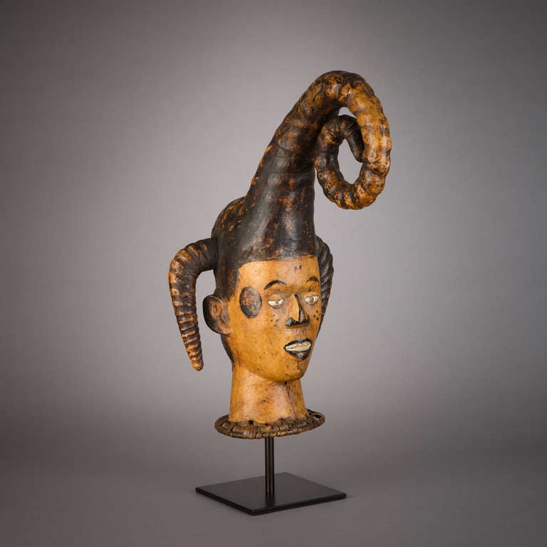 Rare Ekoi Mask from Nigeria at 1stDibs