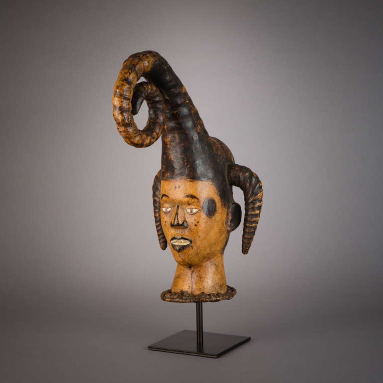Rare Ekoi Mask from Nigeria at 1stDibs