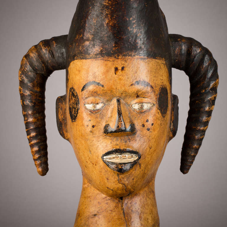 Rare Ekoi Mask from Nigeria at 1stDibs