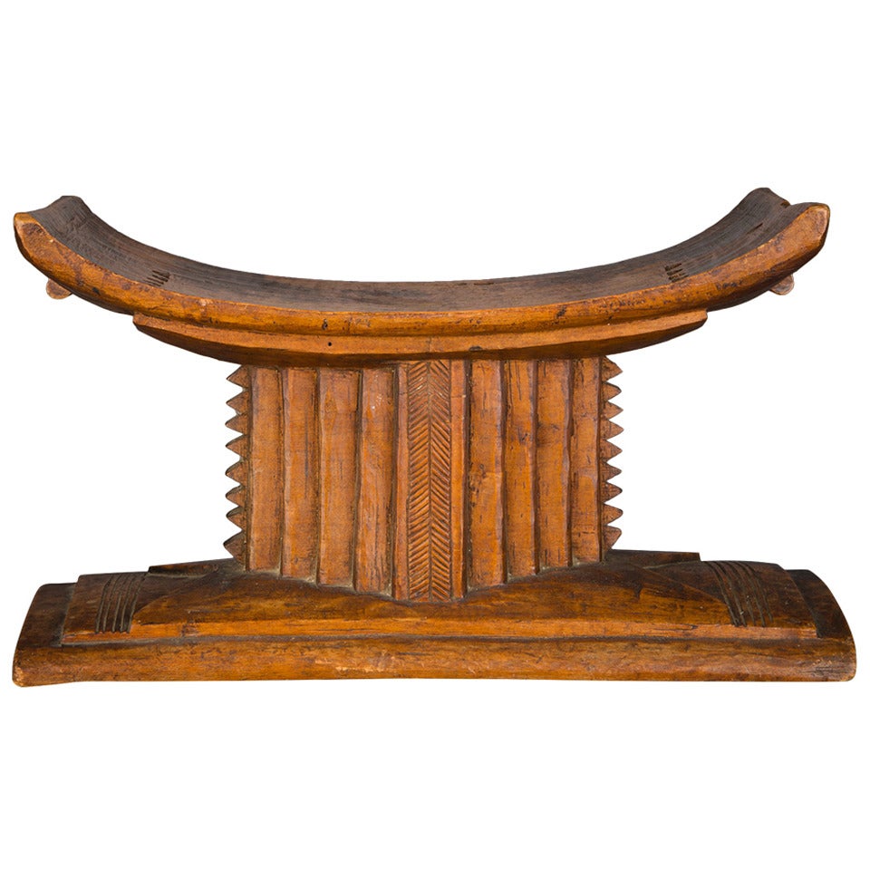 Ashanti Stool from Ghana, Early 20th Century at 1stDibs