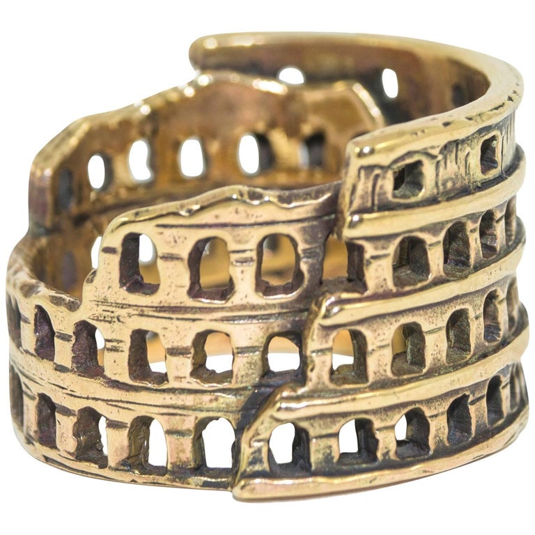 Zara Simon Gold Roma Ring For Sale at 1stDibs