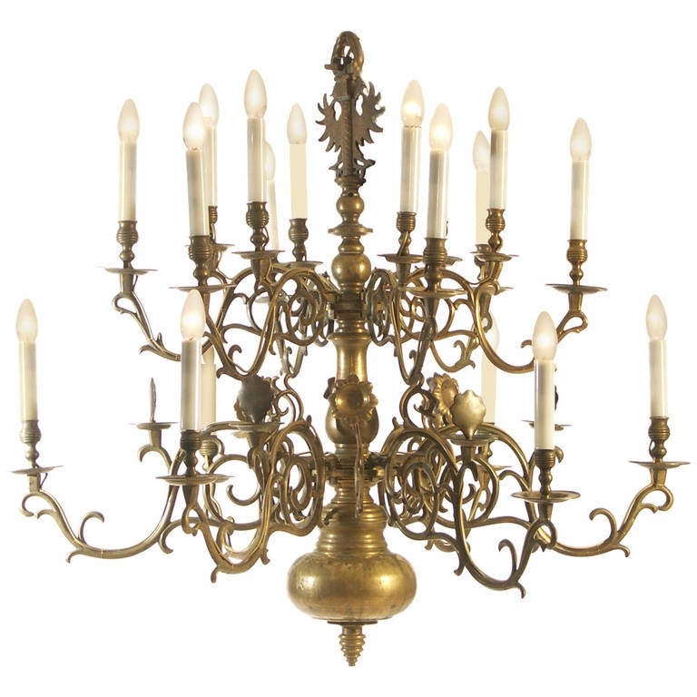 18th Century Large Polish Baroque Chandelier at 1stDibs | chandelier ...