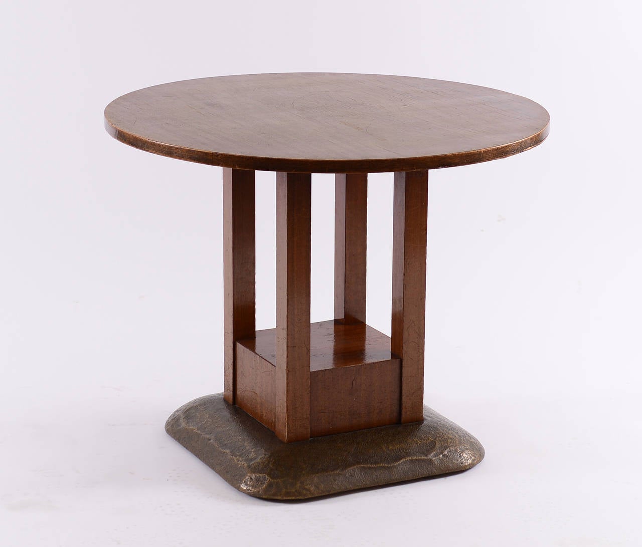 Round Josef Hoffmann Table from the Sanatorium Purkersdorf at 1stDibs