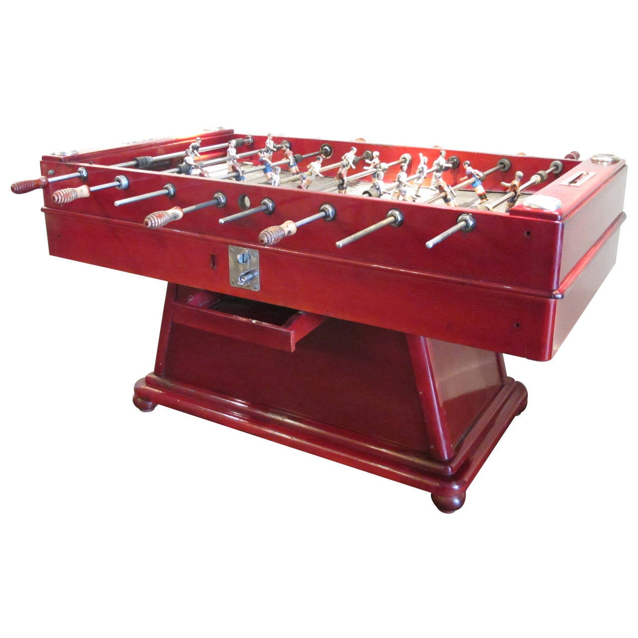 Beautiful Vintage Collector Foosball Table, circa 1960 at 1stDibs