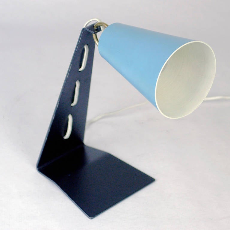 Rare Austrian "Hook" Kalmar Table Lamp at 1stdibs