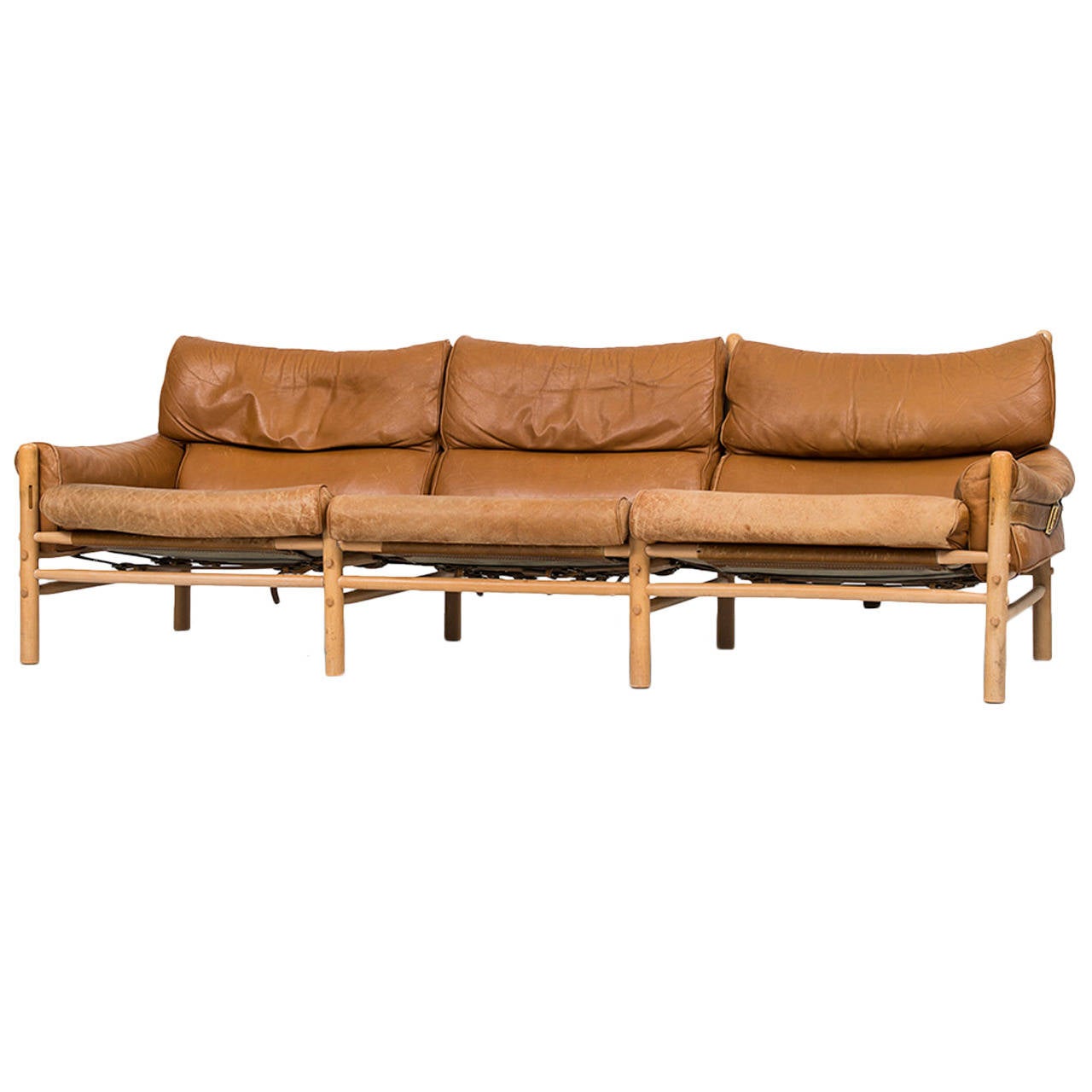 Arne Norell Kontiki sofa by Arne Norell AB in Aneby, Sweden at 1stDibs