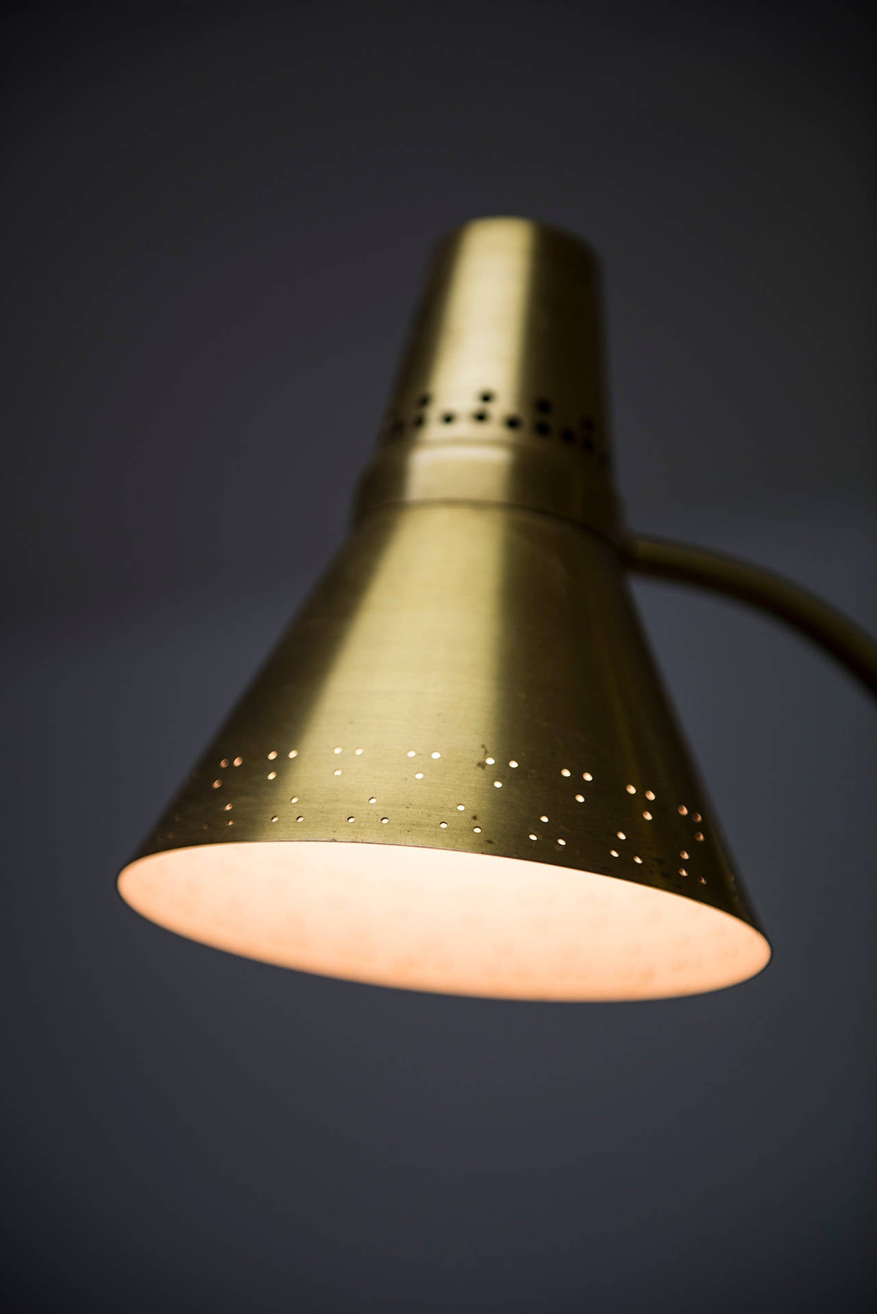 Height Adjustable Ceiling Lamp in Brass by AB E. Hansson and Co. For ...