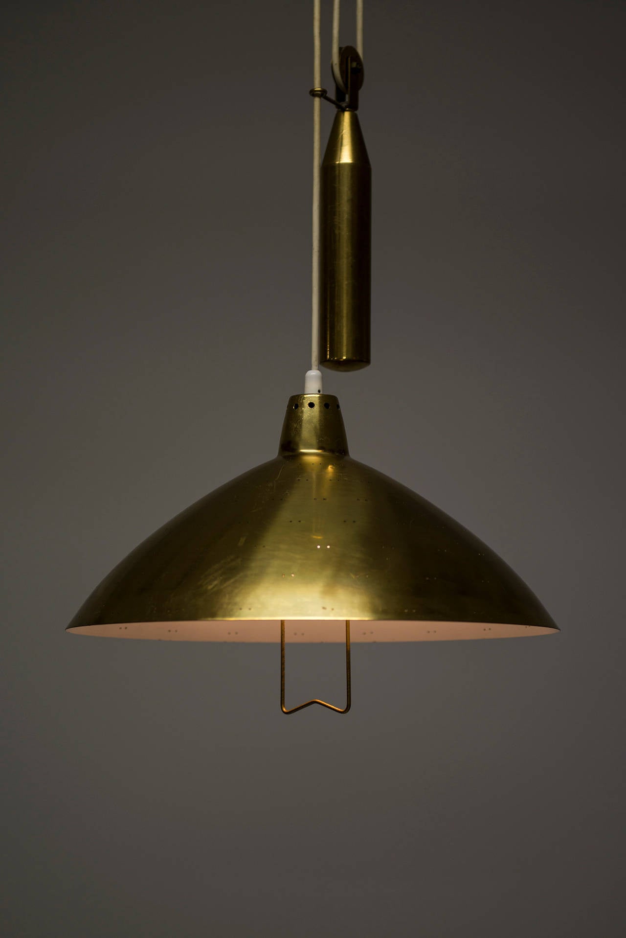 Counter Weight Ceiling Lamp in the Manner of Paavo Tynell at 1stDibs