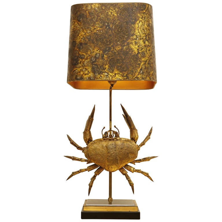 Daniel D’Haeseleer Crab Lamp For Sale at 1stDibs