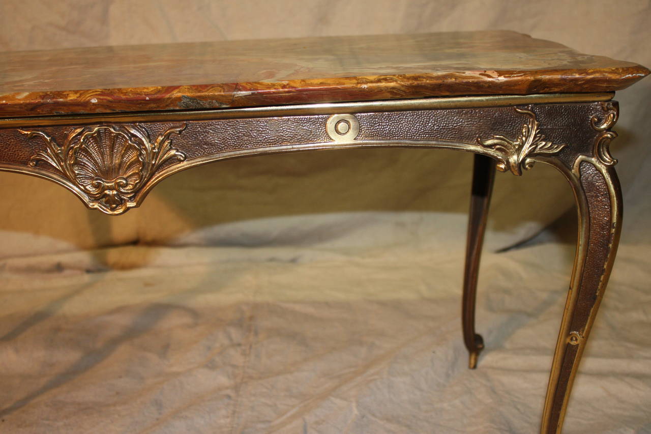 Beautiful Bronze Coffee Table at 1stDibs