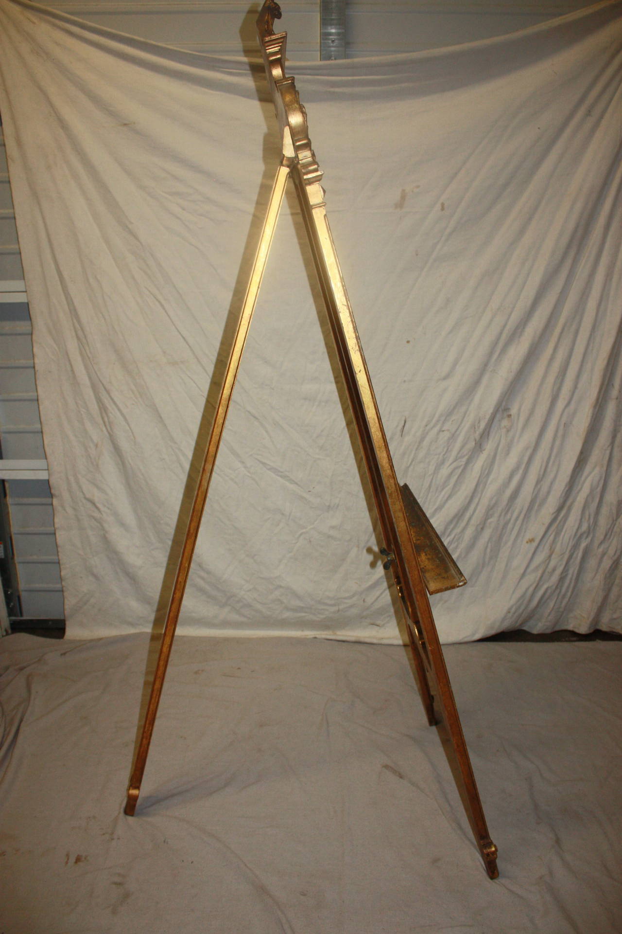 Early 20th Century French Gilt Easel at 1stDibs