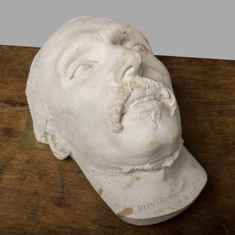 Three Mortuary Plaster Casts at 1stDibs | mortuary cast