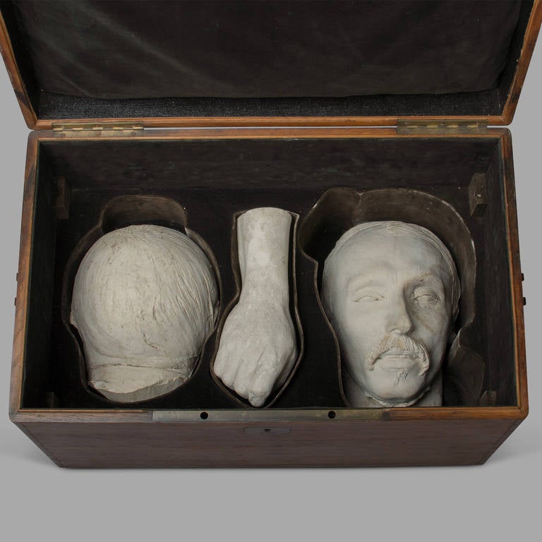 Three Mortuary Plaster Casts at 1stDibs | mortuary cast