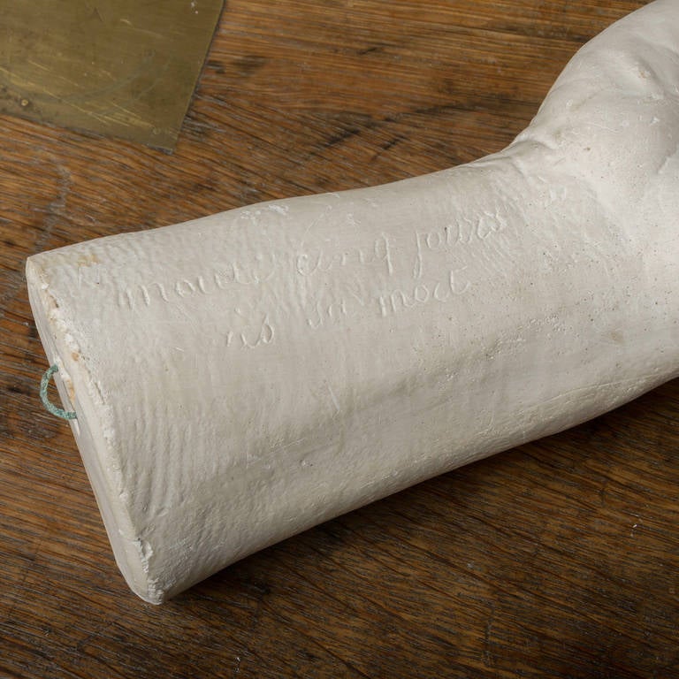 Three Mortuary Plaster Casts at 1stDibs | mortuary cast