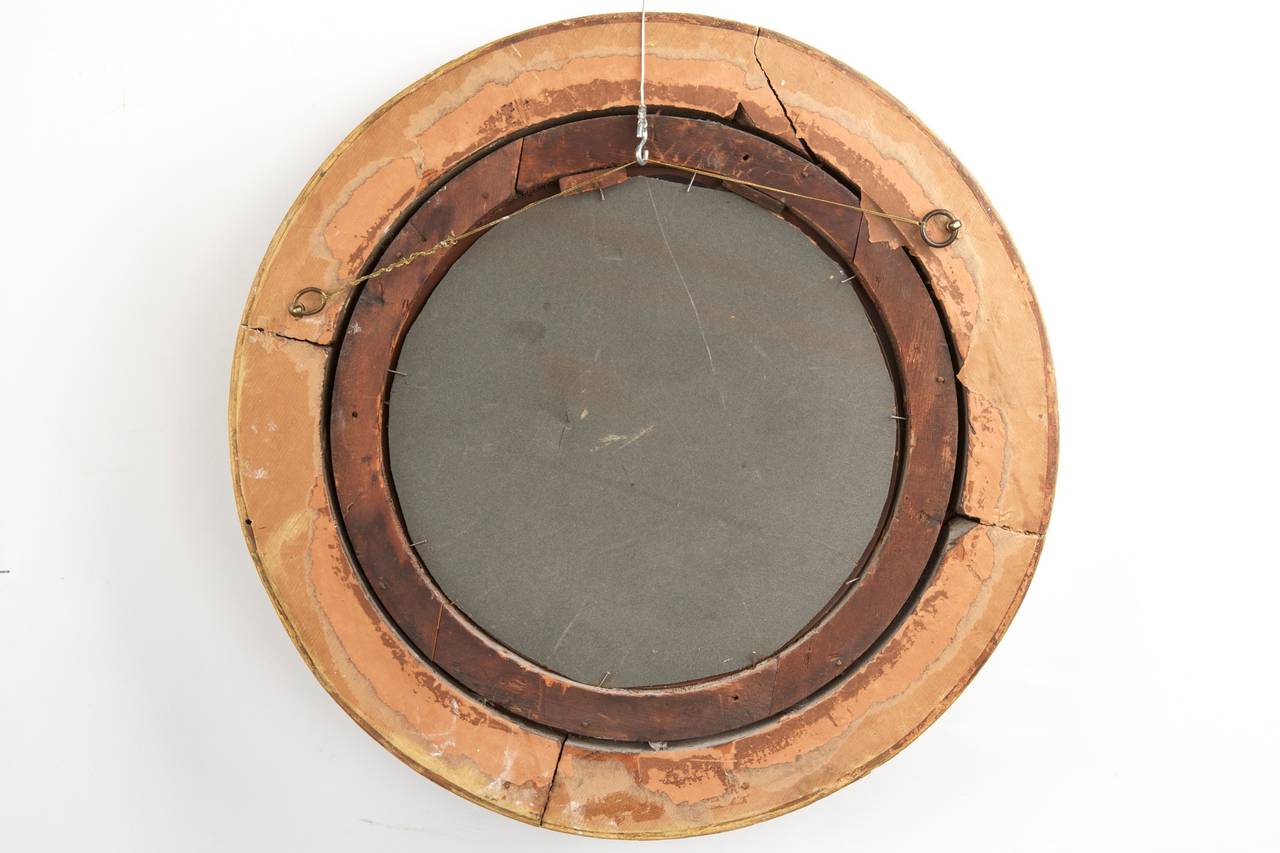 American Federal Giltwood Convex Antique Mirror, Early 19th Century at ...