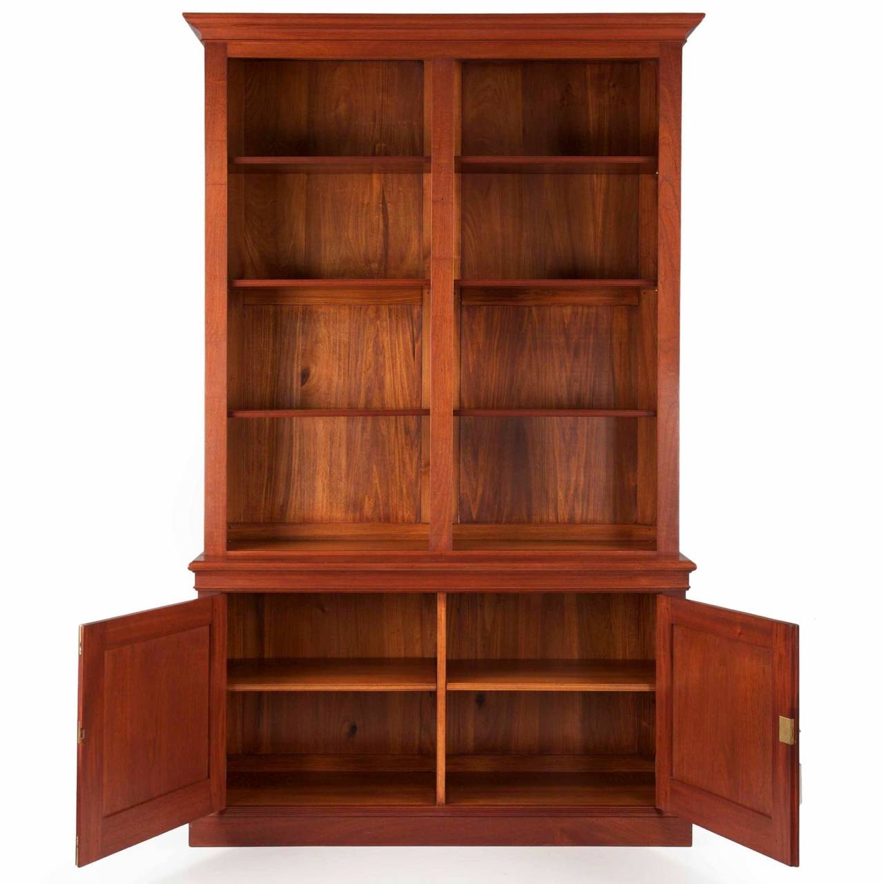 American Chippendale Style Walnut Bookcase, Benchmade, 20th Century at ...