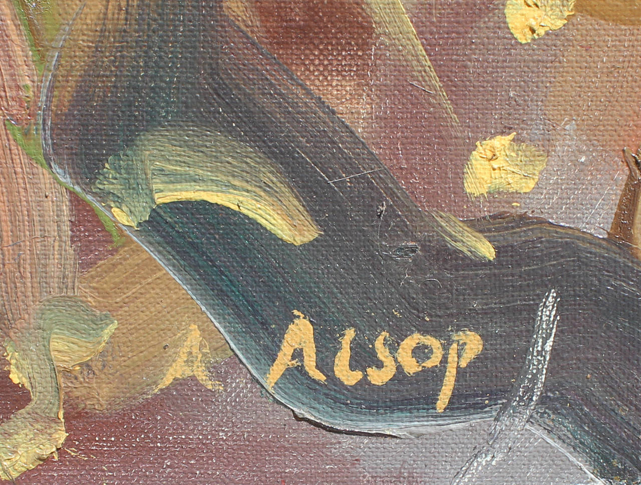 Large Painting by Adele Alsop at 1stDibs