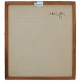 Fabulous 1950s Abstract Oil Painting by Julius Kramer at 1stdibs