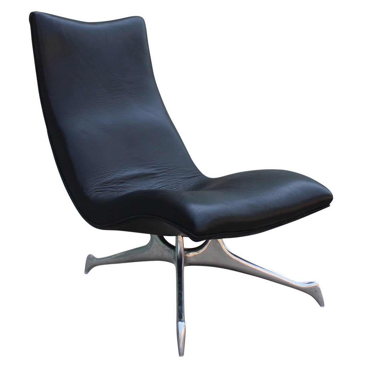 Rare Vladimir Kagan "Tri-symmetric" Chair at 1stDibs