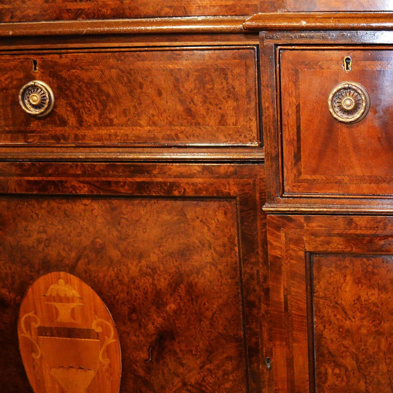 English Sheraton Breakfront For Sale at 1stDibs