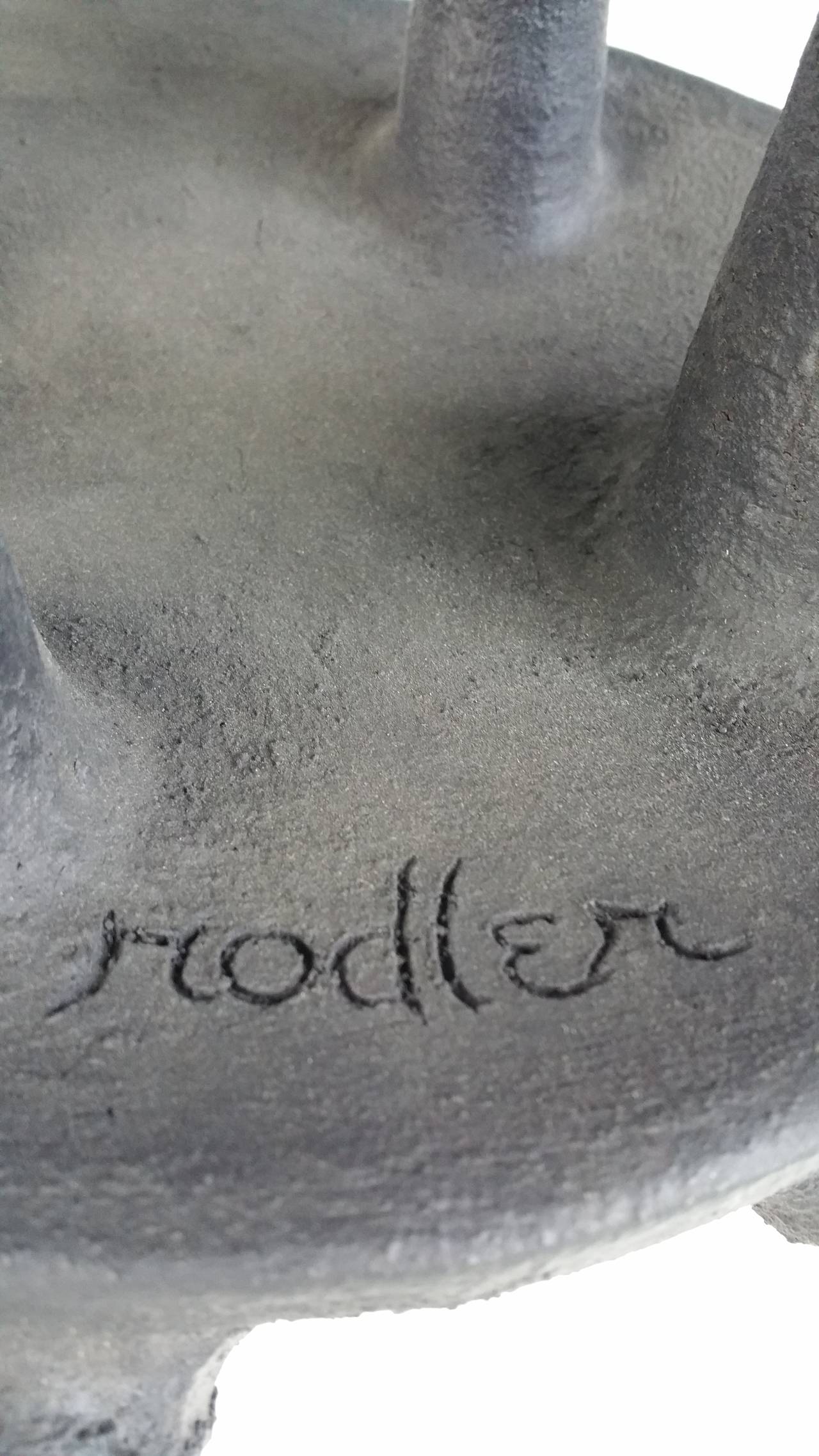 Monumental Modernist Sculpture by William E. Rodler , , Brutalist For ...