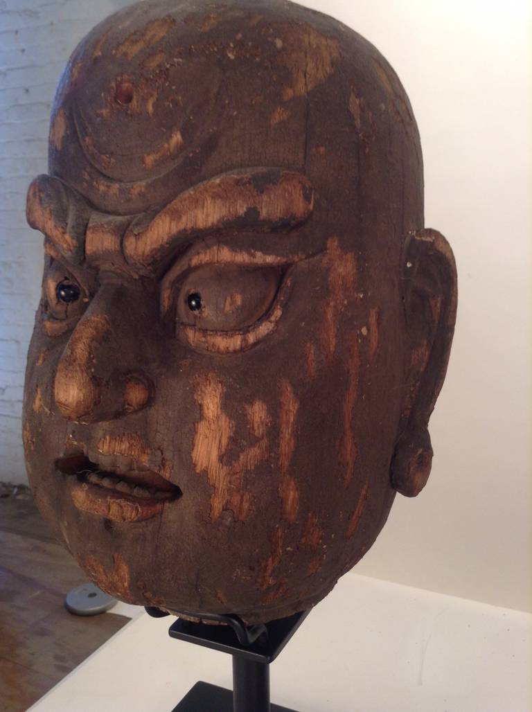 18th Century Carved Chinese Qing Heads at 1stDibs
