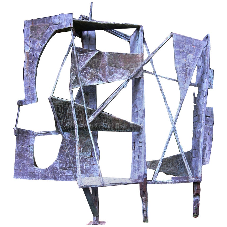 Abbott Pattison Abstract Bronze Wall Sculpture For Sale at 1stDibs