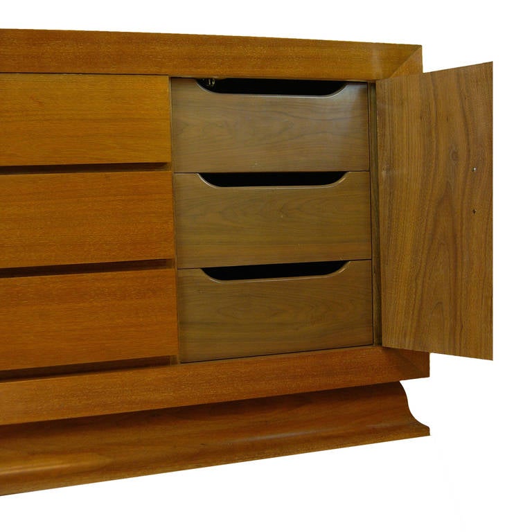 Bleached Mahogany Sideboard or Buffet w. Bodhi Tree attributed to James ...