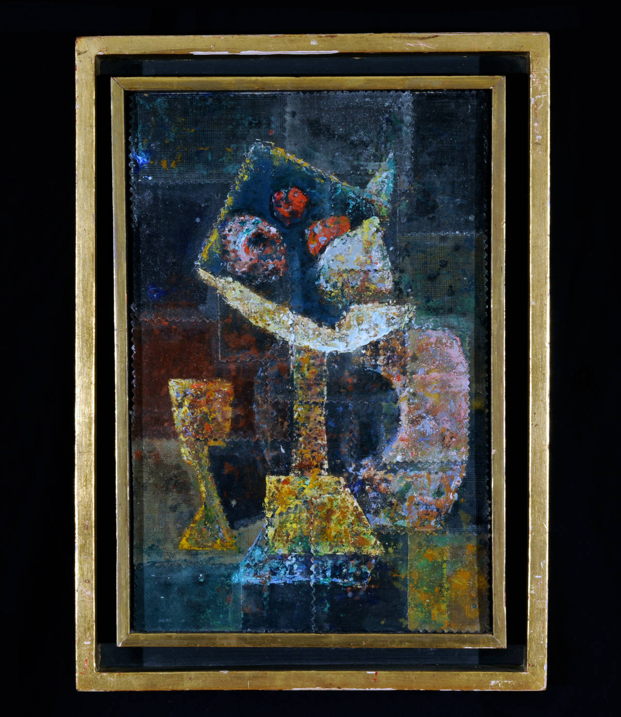 Latin American Modern Abstract Painting, Signed Bonilla 1971 at 1stDibs