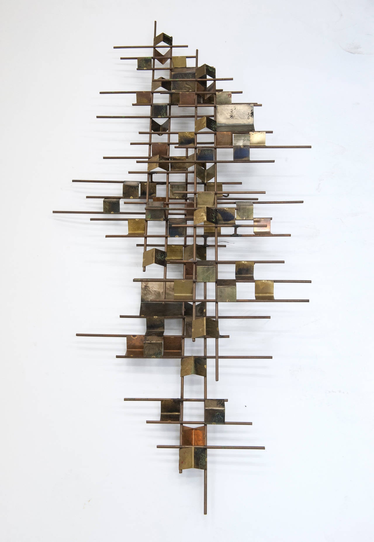 Curtis Jere abstract modern wall sculpture at 1stDibs