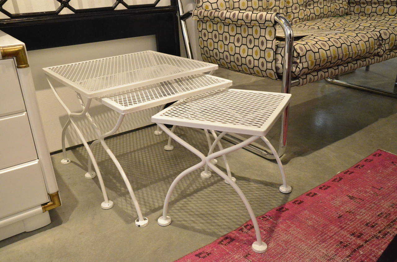 Set of Salterini Stacking Patio Tables at 1stDibs