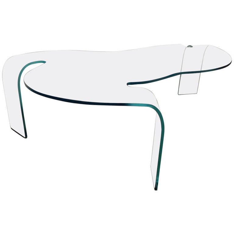 Italian Mid Century Modern Fiam Italia Cocktail / Coffee Table at 1stDibs