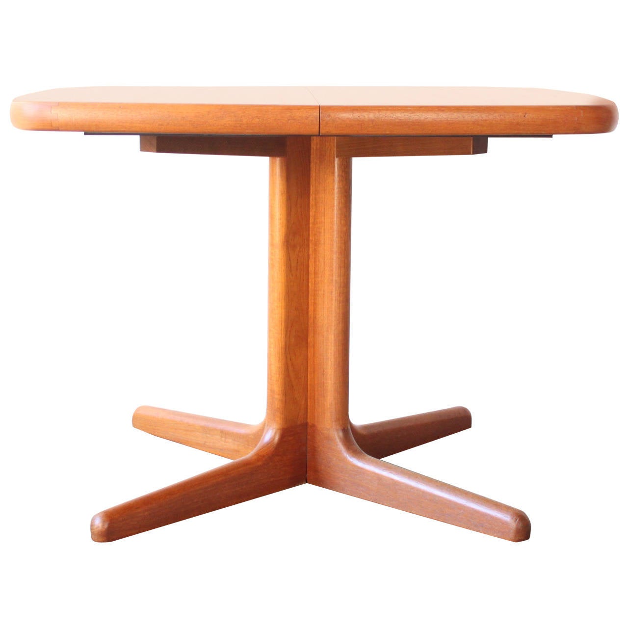Danish Teak Square Dining Table at 1stDibs