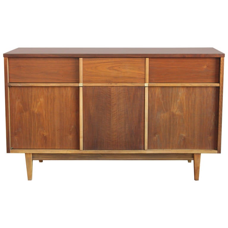 Walnut Credenza by Basic-Witz at 1stDibs