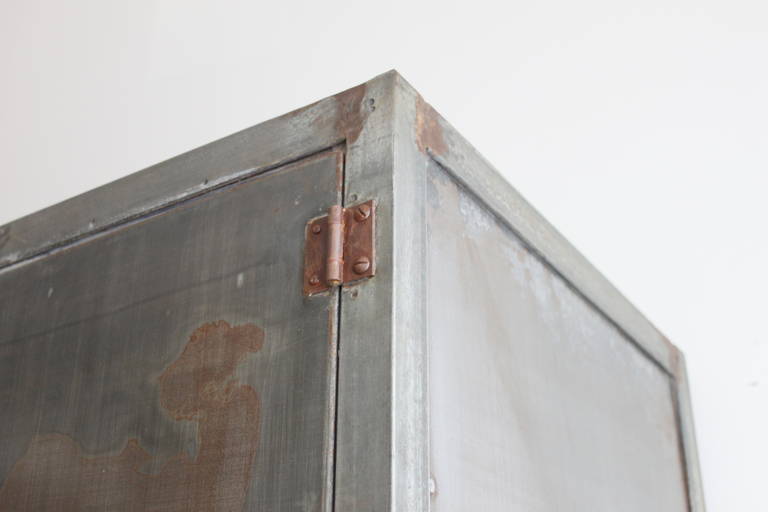 Large Industrial Ship Storage Cabinet at 1stDibs