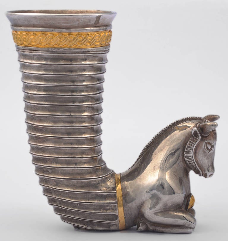 Bull Rhyton, One of a Kind For Sale at 1stDibs