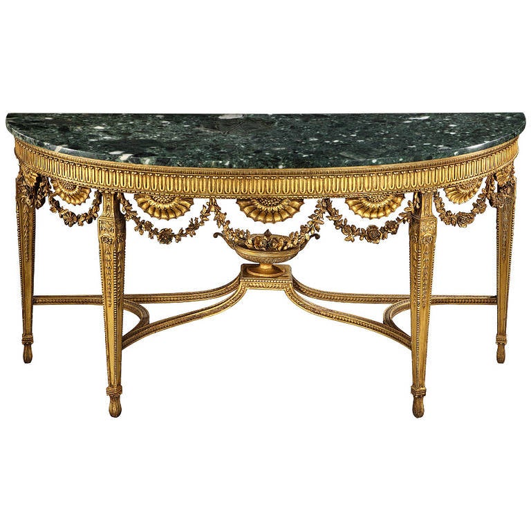 George III Style Giltwood Pier Table For Sale at 1stDibs