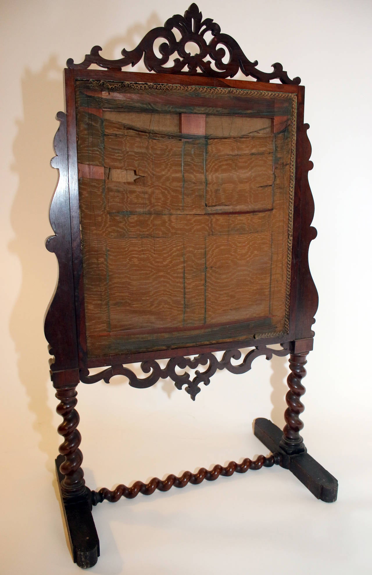 19th Century English Rosewood Needlepoint Fire Screen at 1stDibs ...