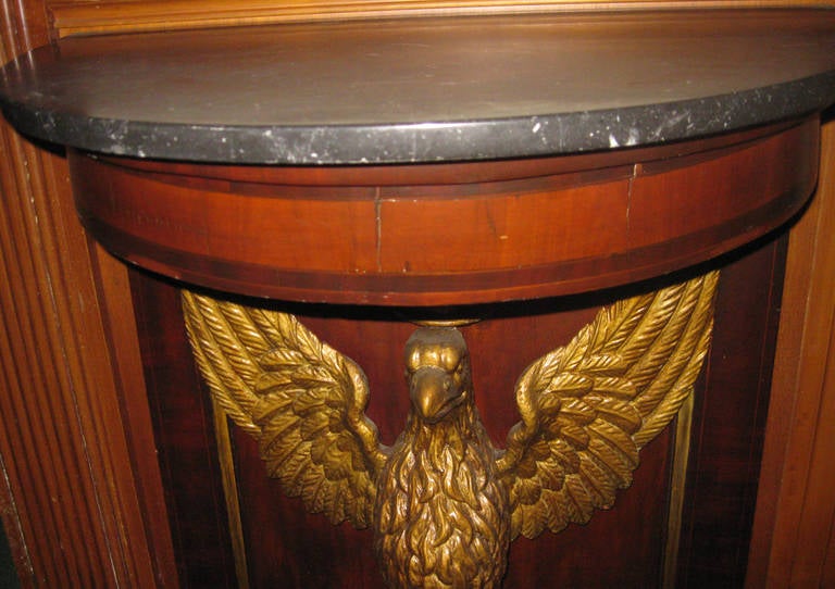 19th Century American Federal Style Mahogany Console Table at 1stDibs