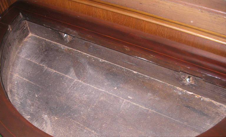 19th Century American Federal Style Mahogany Console Table at 1stDibs