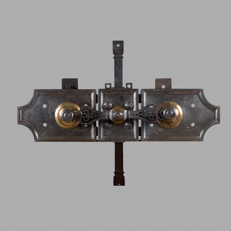 Exceptional Lucite Doors with 18th Century Secret Lock at 1stDibs