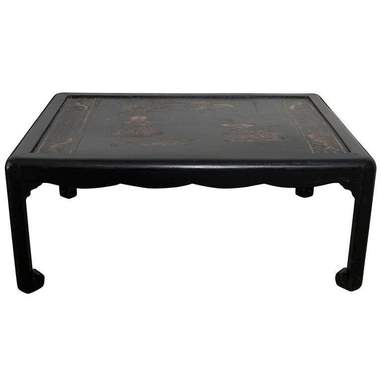 Antique Asian Lacquered Low Table at 1stDibs | asian low table, antique ...