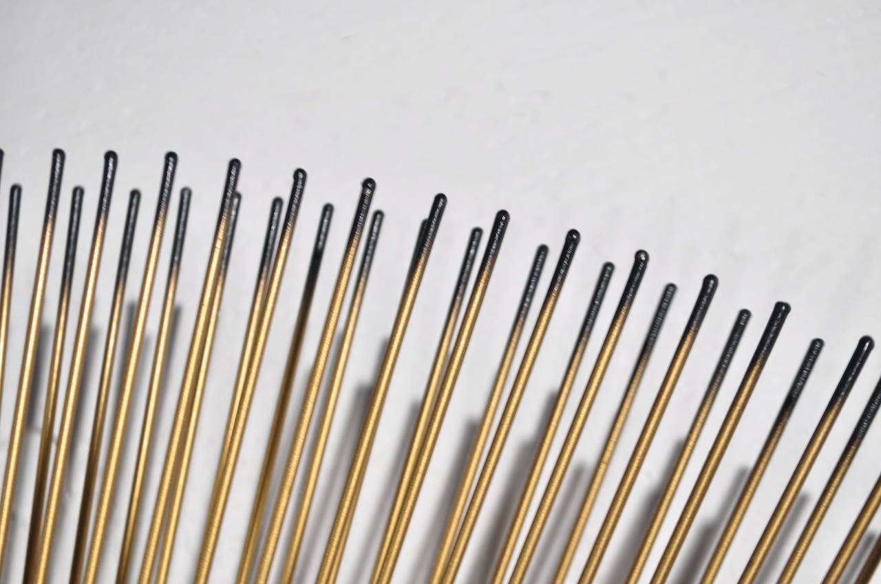 Casa Devall Brutalist Sunburst Wall Sculpture For Sale at 1stDibs