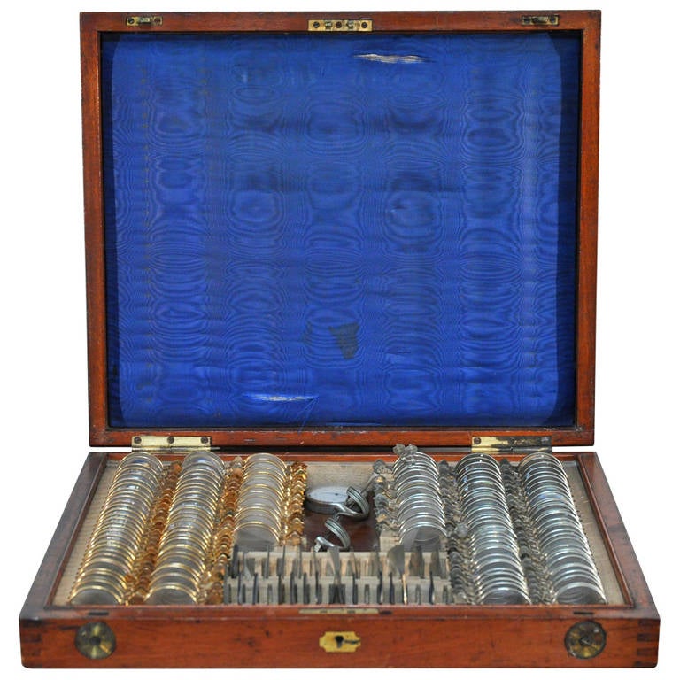 19th Century Optometrist Lens Case For Sale at 1stDibs
