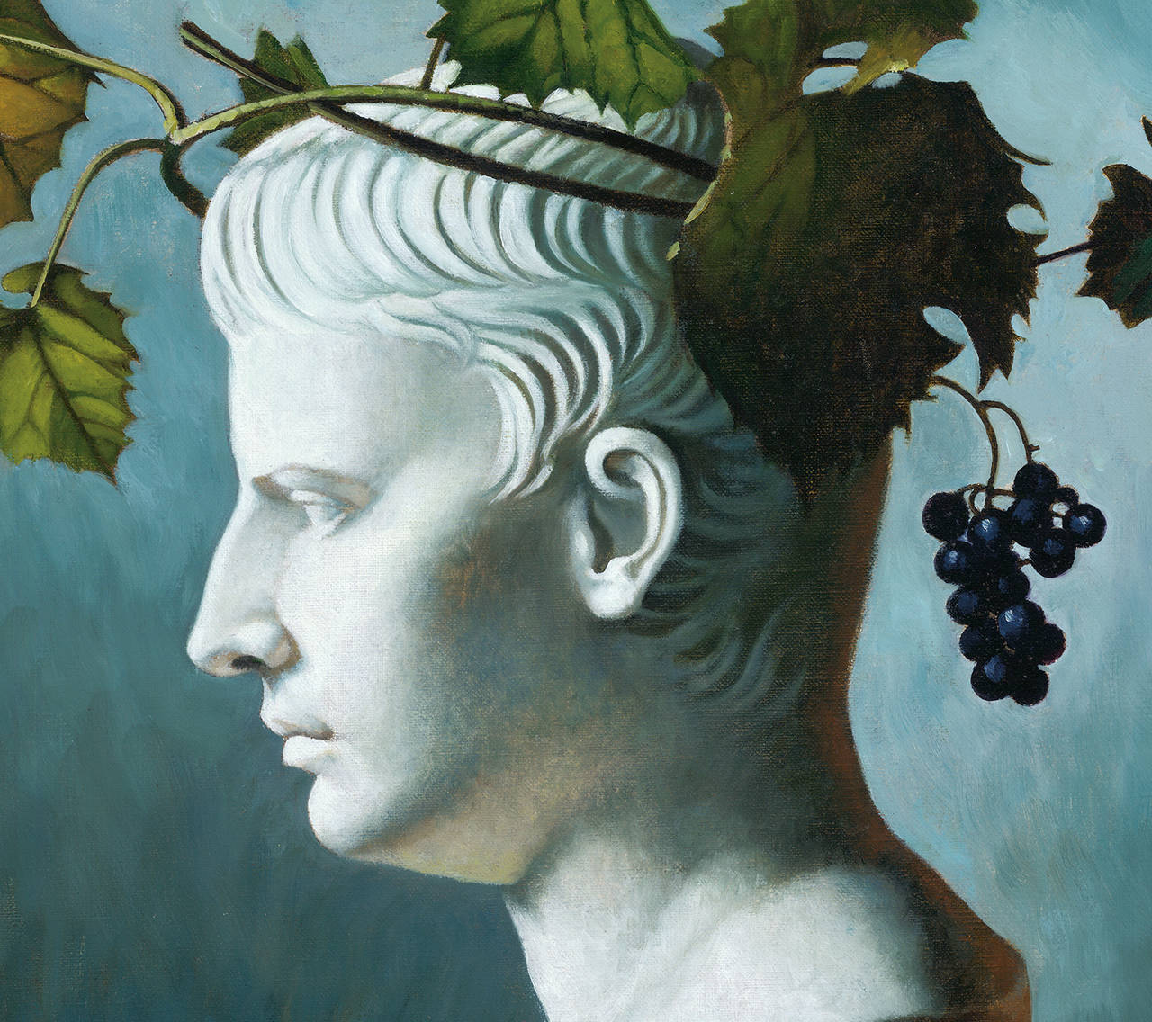 "Augustus Caesar as Bacchus" Oil Painting by John Woodrow Kelley For ...