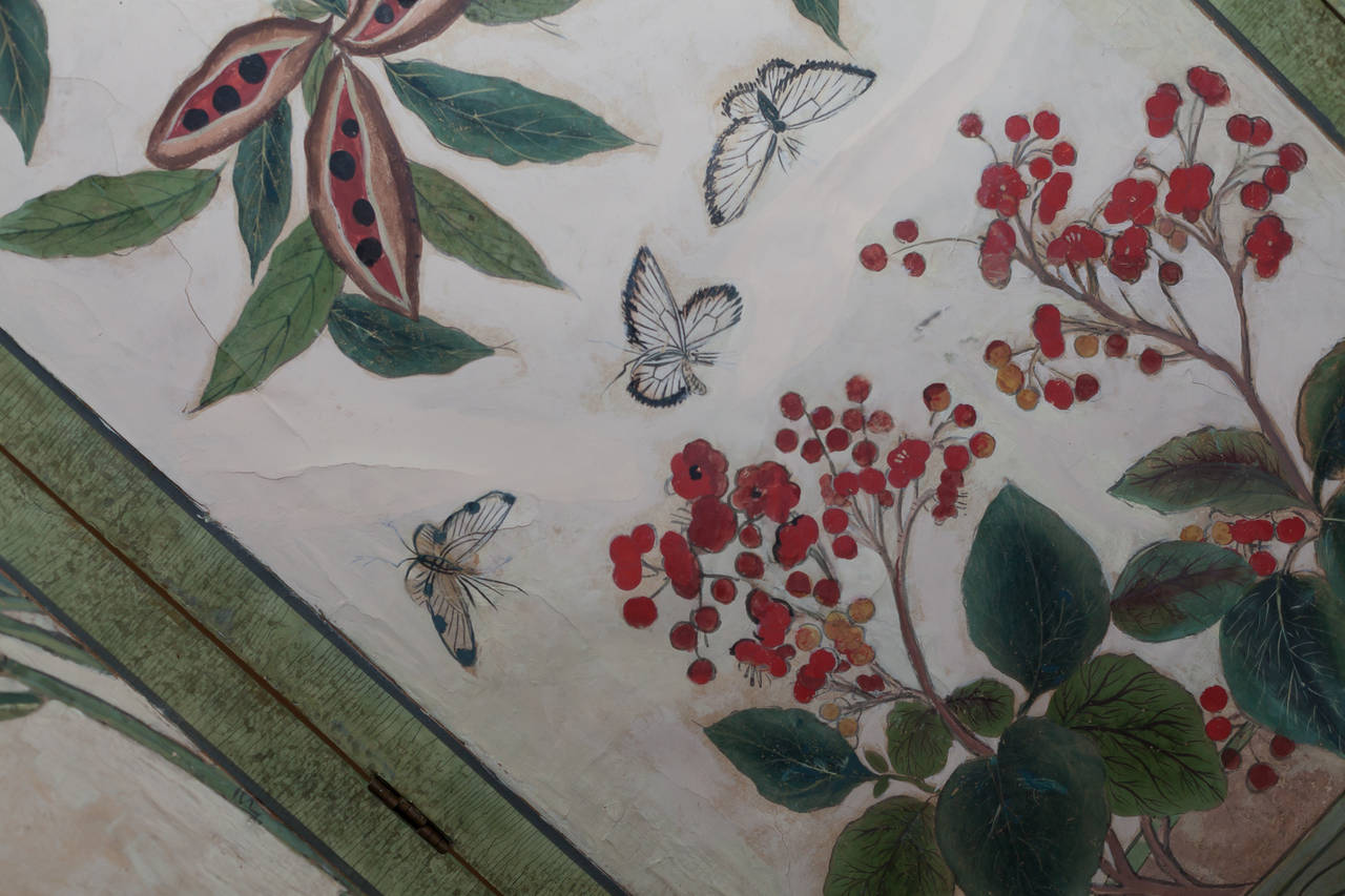 18th Century Chinese Hand-Painted Paper Folding Screen For Sale at ...