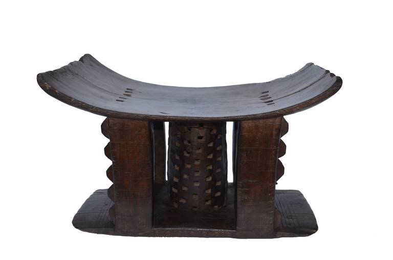 African Asante Stool For Sale at 1stDibs