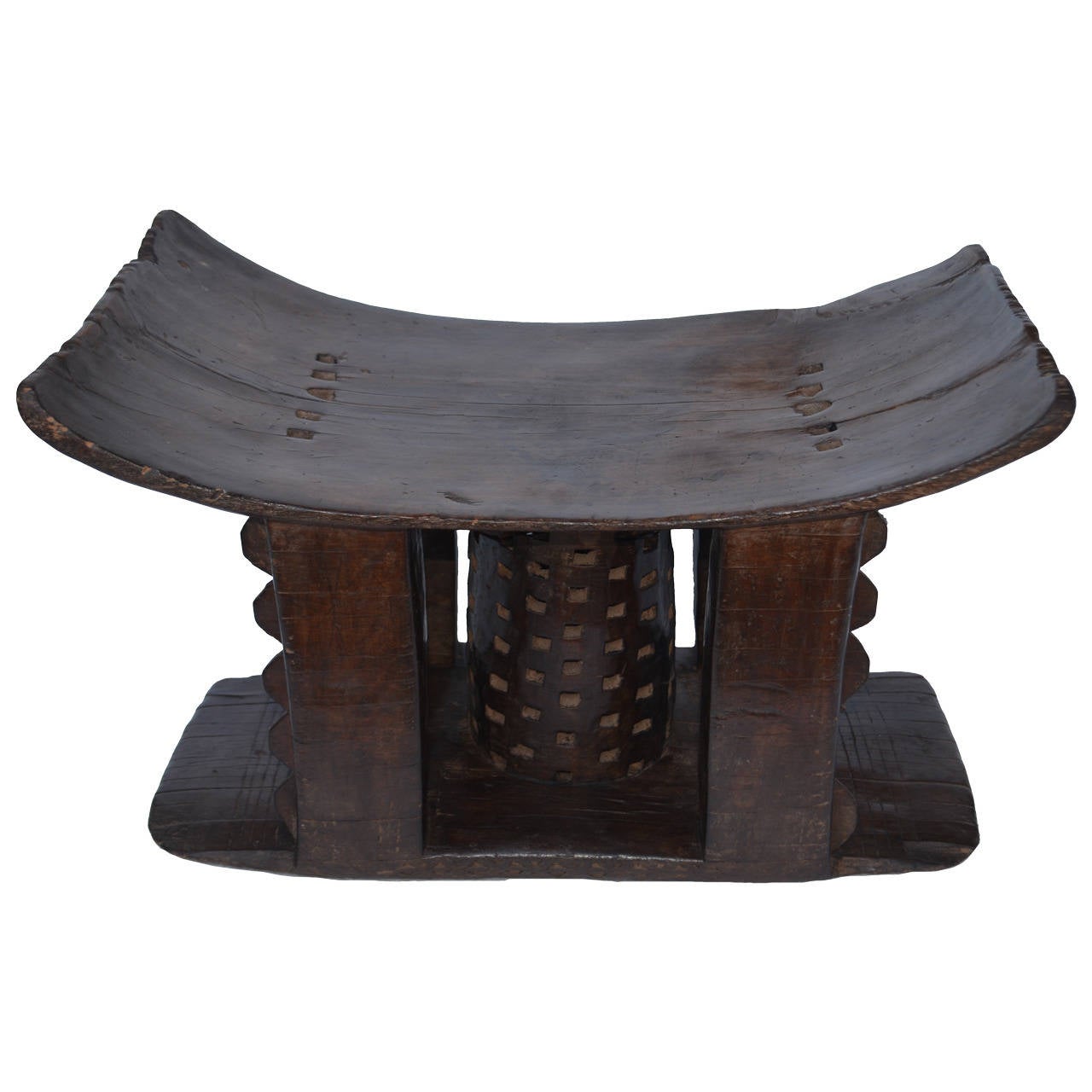 African Asante Stool For Sale at 1stDibs